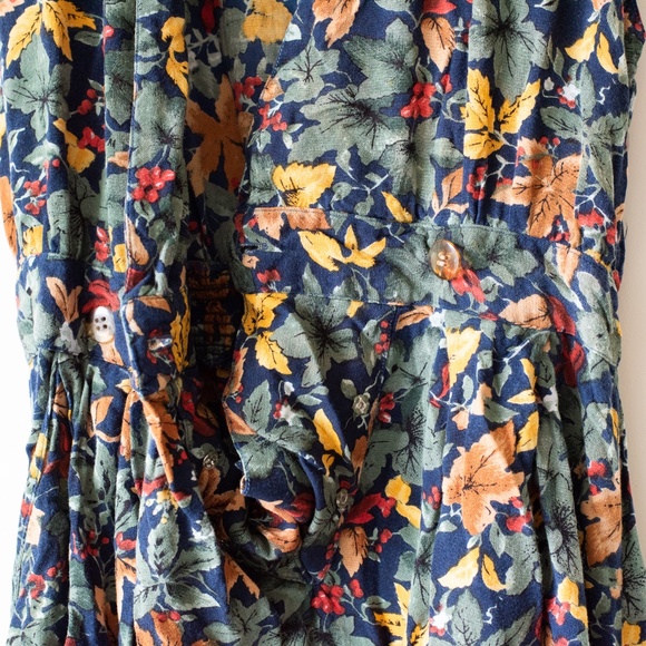 Vintage | Dresses | Karavan Dress Fall Leaves Berries Size Small | Poshmark